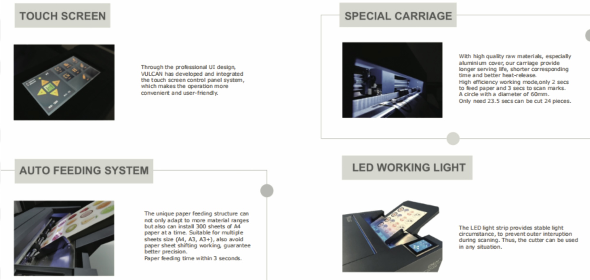 VULCAN AUTOFEED LABEL/STICKER CUTTER MODEL:SC350 | I-Max Ace